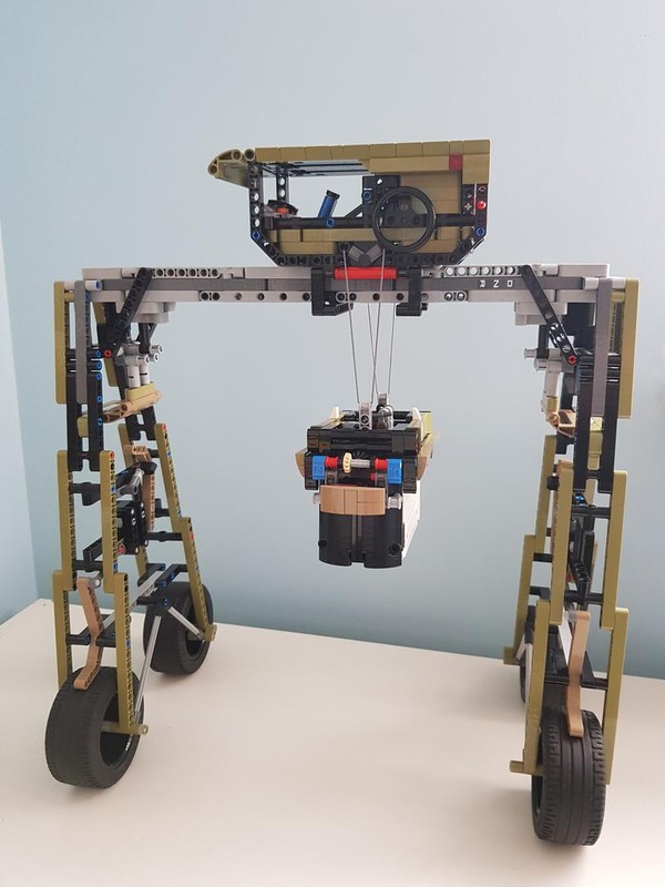 LEGO MOC 42110 alt Container Crane by przemoe | Rebrickable - Build ...