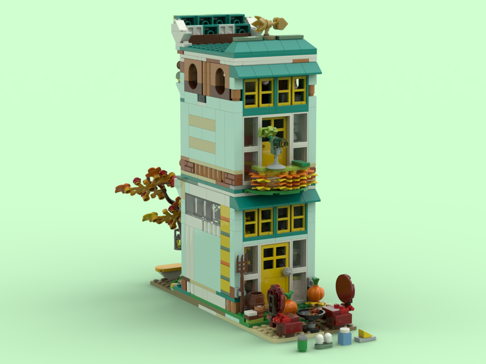 Lego Moc Autumns Apartment Alternate Design Of Set 41730 By Brick