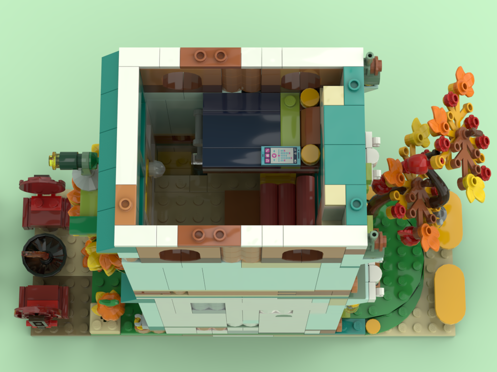 Lego Moc Autumns Apartment Alternate Design Of Set 41730 By Brick