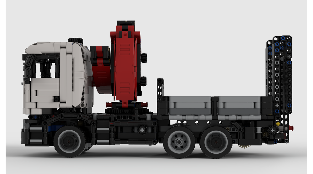 Lego Moc Scania Truck With Crane By Ronaldrumf Rebrickable Build