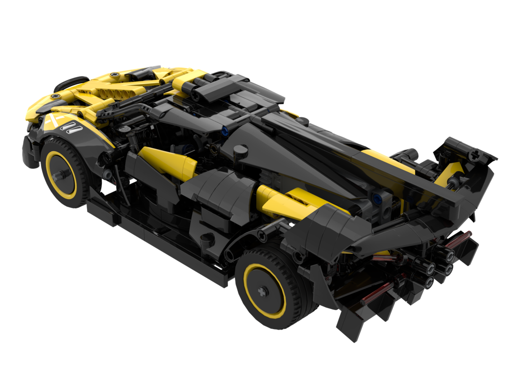 Lego Moc 42151 Bugatti Bolide Rc By Mla2 Rebrickable Build With Lego