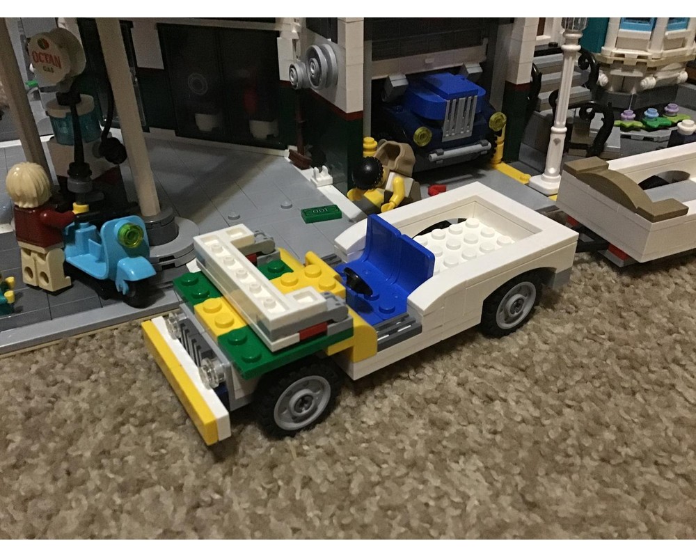 Lego Moc Willys Jeep With Trailer By Orbcreations Rebrickable Build