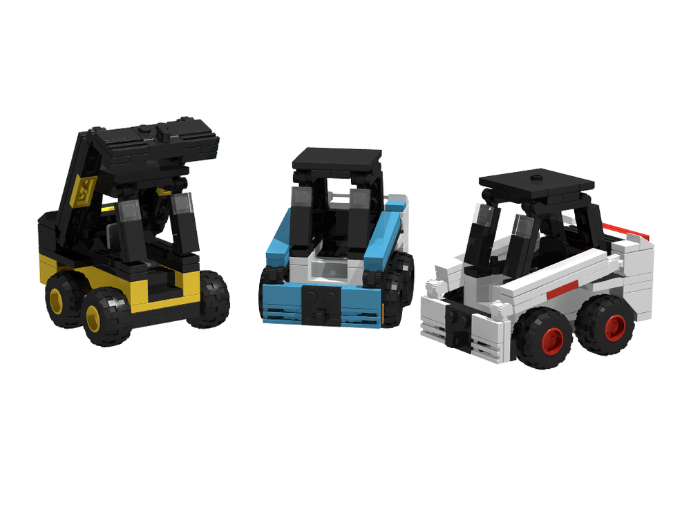 LEGO MOC Skidsteer pack by diamond_deer | Rebrickable - Build with LEGO