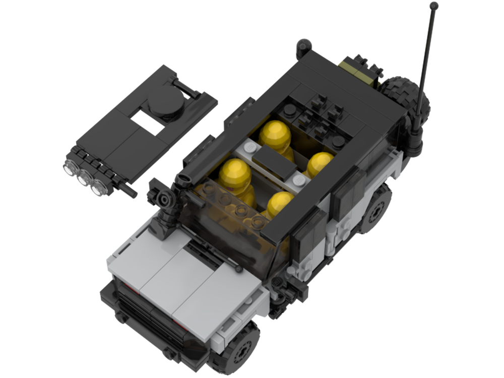 Lego Moc Land Cruiser Mcv By Somerslego Rebrickable Build With Lego
