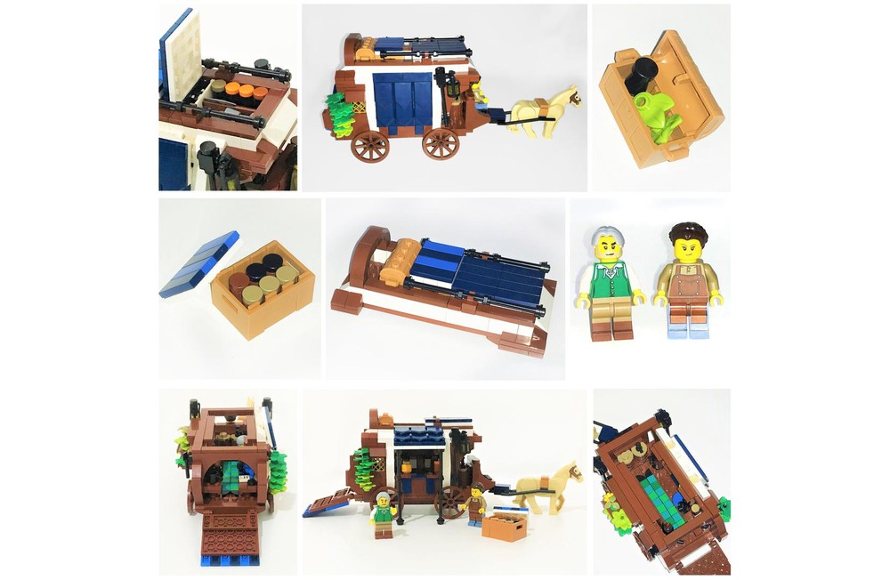 Lego Moc Medieval Travelling Apothecary By Christophers Rebrickable