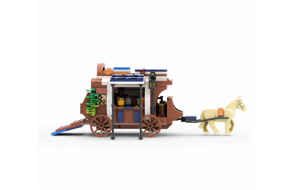 Lego Moc Medieval Travelling Apothecary By Christophers Rebrickable