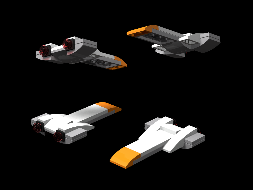 LEGO MOC Mini Spaceship 02 by graeymaelkyn | Rebrickable - Build with LEGO