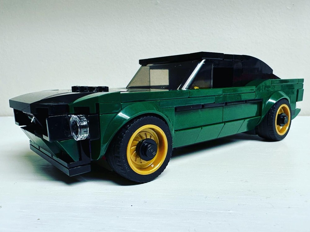 LEGO MOC 1968 Ford Mustang by Svenalfred | Rebrickable - Build with LEGO