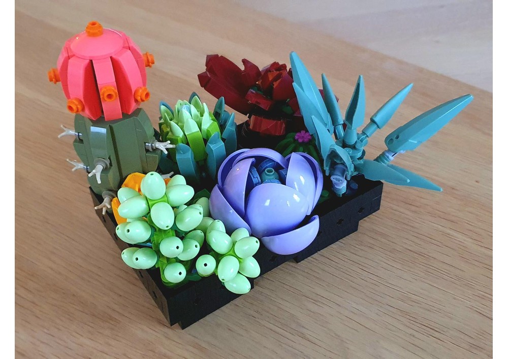 Lego Moc Potted Succulents By Gr33tje13 Rebrickable Build With Lego