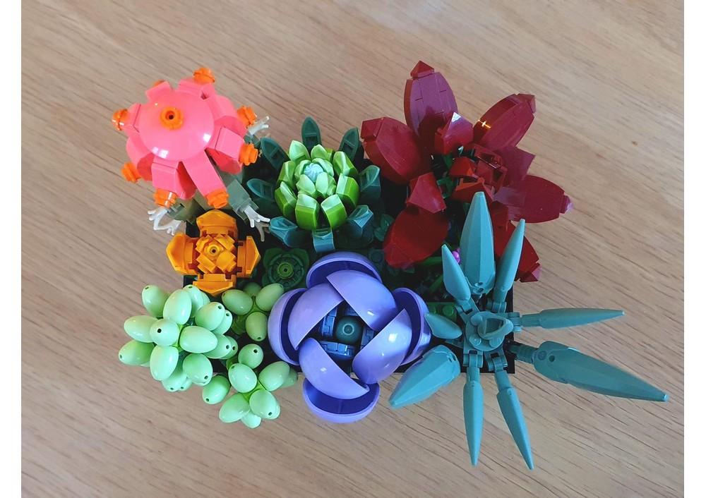 Lego Moc Potted Succulents By Gr33tje13 Rebrickable Build With Lego