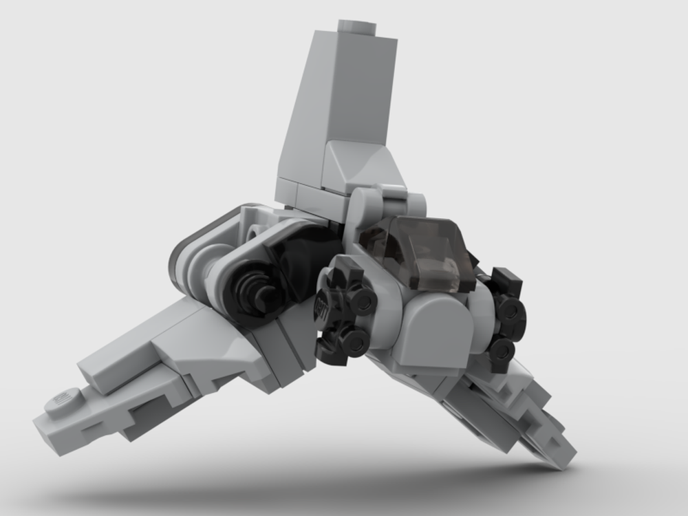 LEGO MOC micro scale rho class shuttle by Lego_things_and_stuff ...