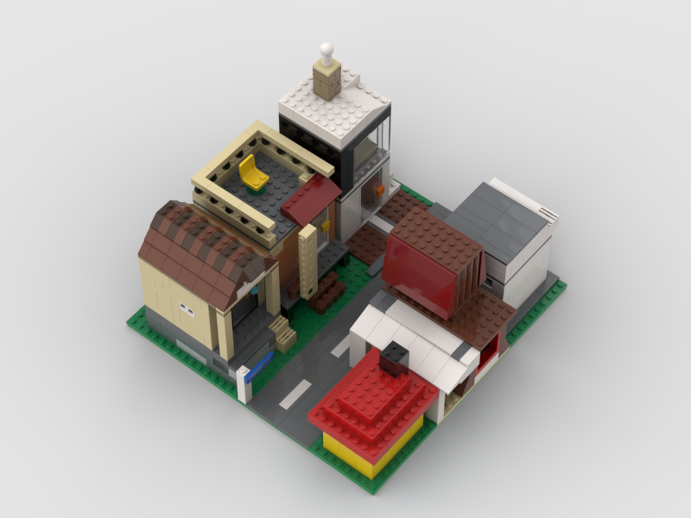 LEGO MOC Mini Brickville by justinbricks1 | Rebrickable - Build with LEGO