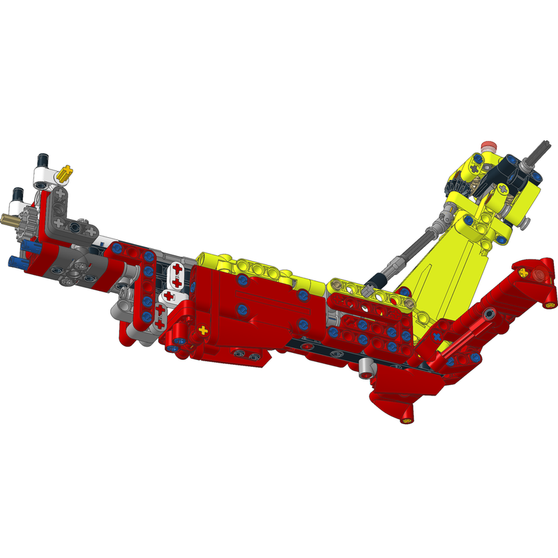 LEGO MOC 42145 Pimp up my Helicopter by jb70 | Rebrickable - Build with ...