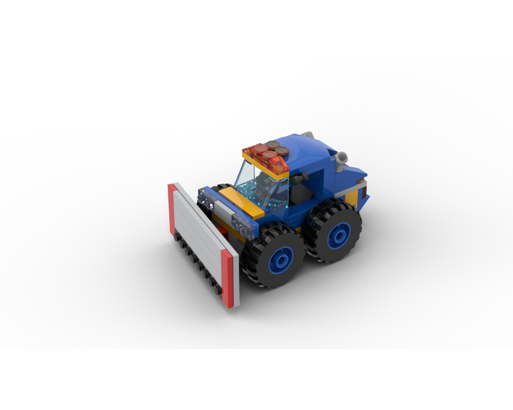 Lego Moc Snowplow Alternate Build 6 Lego 60324 By N2brick