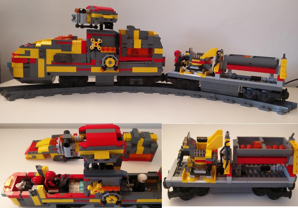 LEGO MOC Privateer Mining Train by LBX | Rebrickable - Build with LEGO