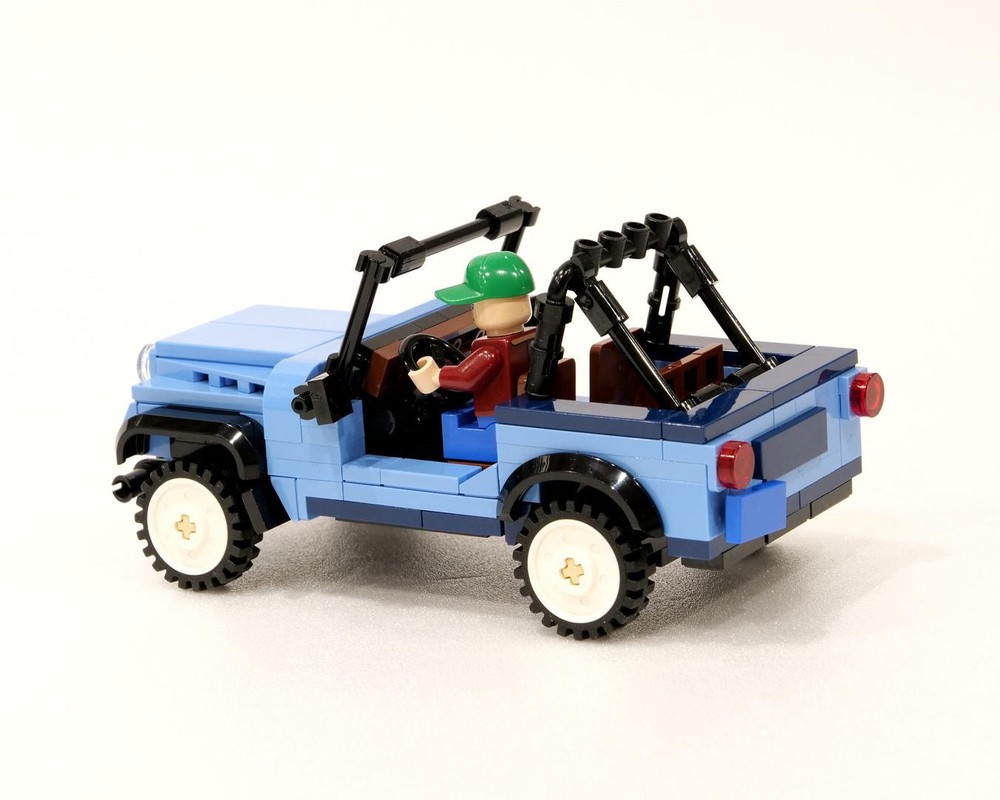 Lego Moc Jeep Cj 7 By Firefabric Rebrickable Build With Lego