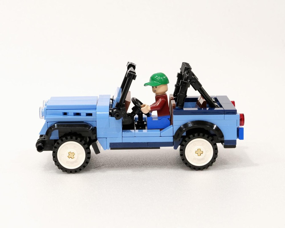Lego Moc Jeep Cj 7 By Firefabric Rebrickable Build With Lego