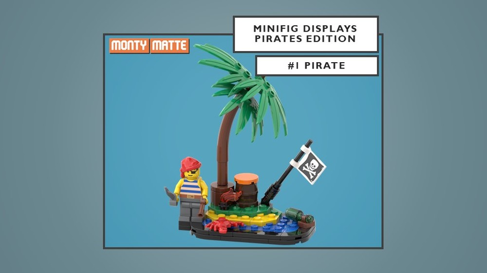 LEGO MOC Minifig Display: Pirates Edition (#1 Pirate) by montymatte ...
