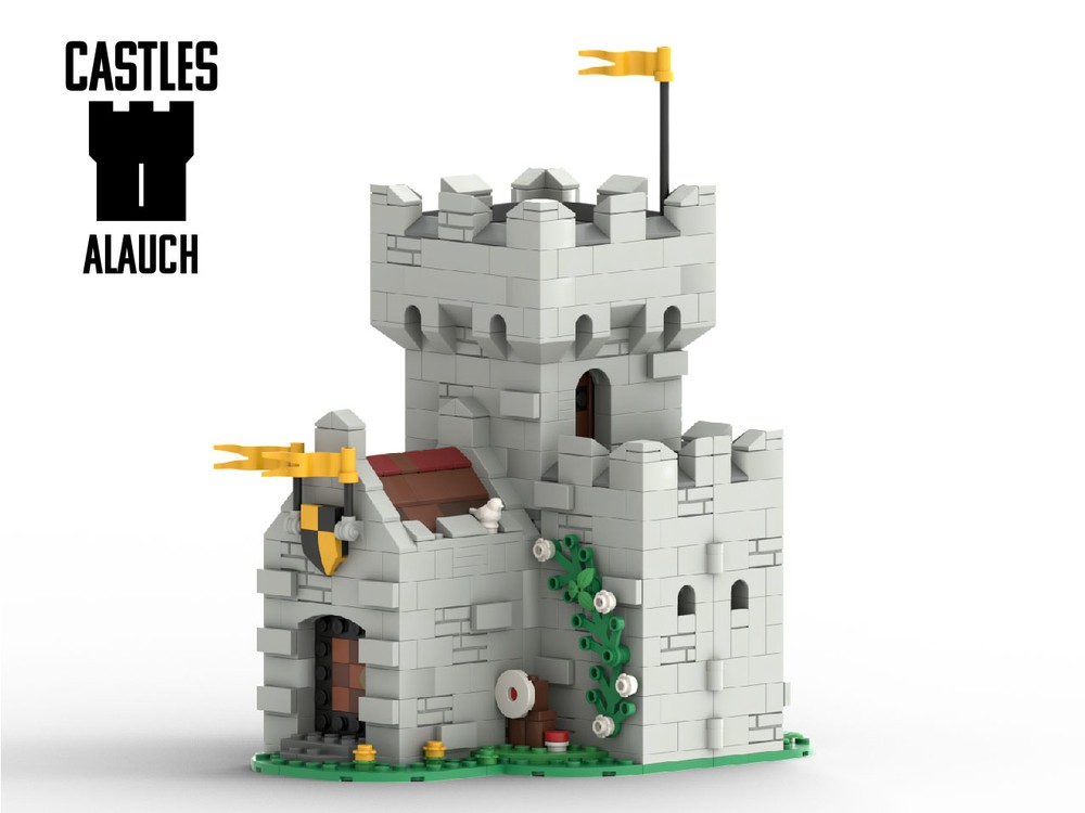 LEGO MOC Castles - Tower Keep by Alauch | Rebrickable - Build with LEGO