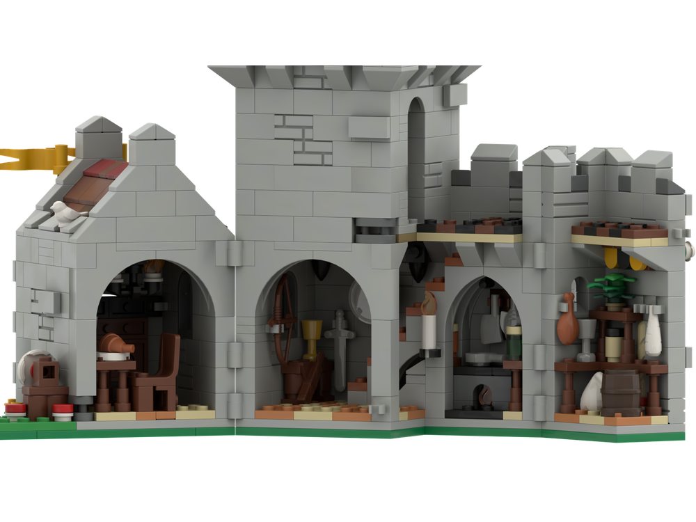 LEGO MOC Castles - Tower Keep by Alauch | Rebrickable - Build with LEGO