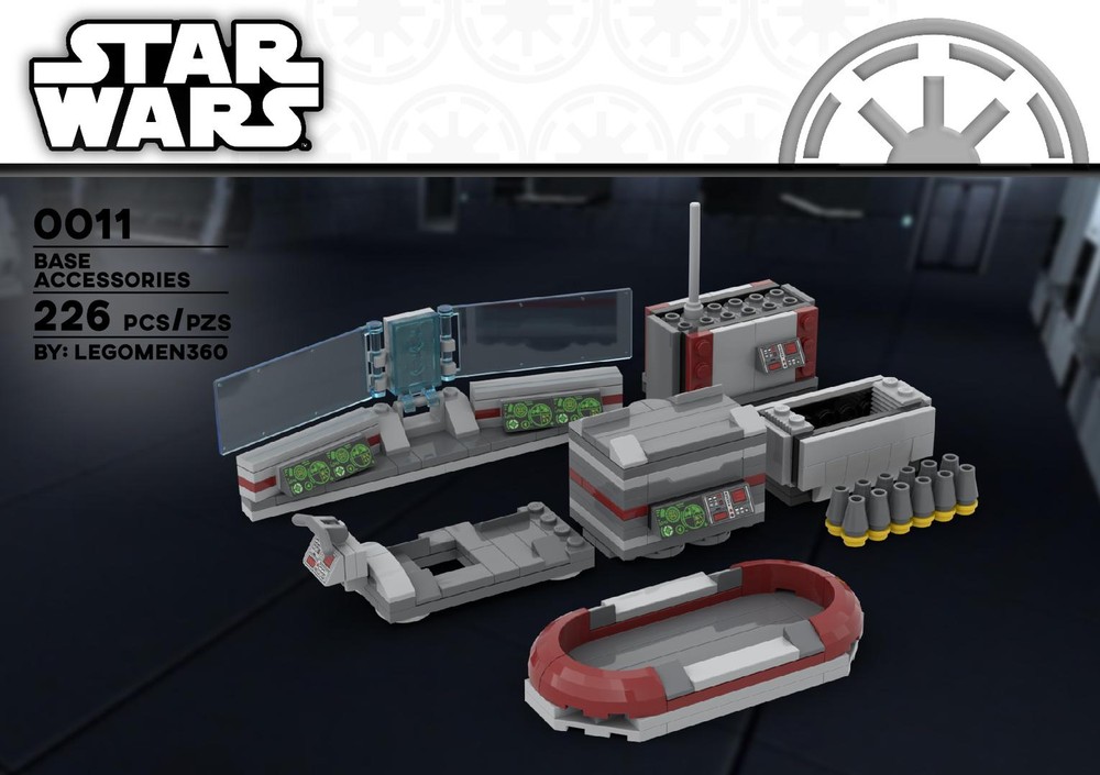 LEGO MOC Star Wars Base Accessories by Legomen360 | Rebrickable - Build ...