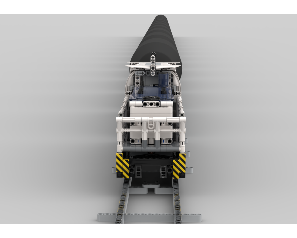 Lego Moc Cargo Locomotive V2 Power Functions By Technic Train Man