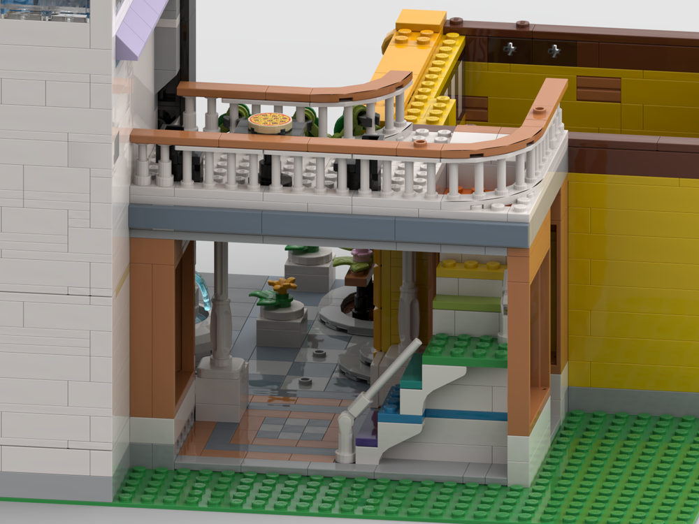 Lego Moc Downtown Flower And Design Store Modular By Ktbrickworks
