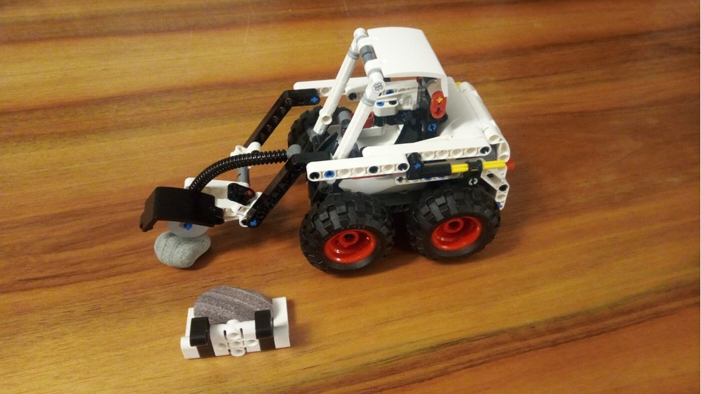 LEGO MOC 42150 Skid-Steer Loader with Stone Cutter and Fork Lift by ...
