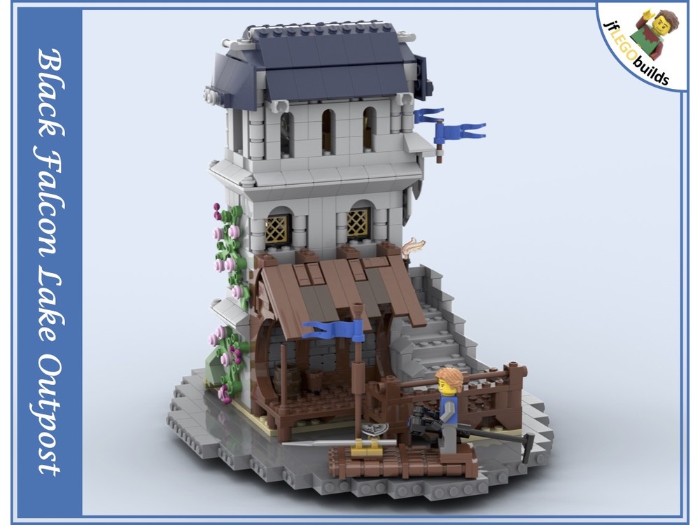 Lego Moc Black Falcon Lake Outpost By Jagbrickbuilds Rebrickable