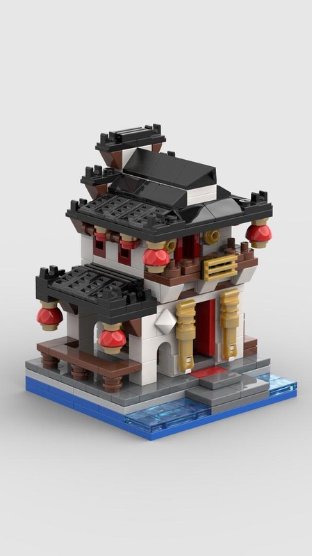 LEGO MOC Asian Teahouse by Firun | Rebrickable - Build with LEGO