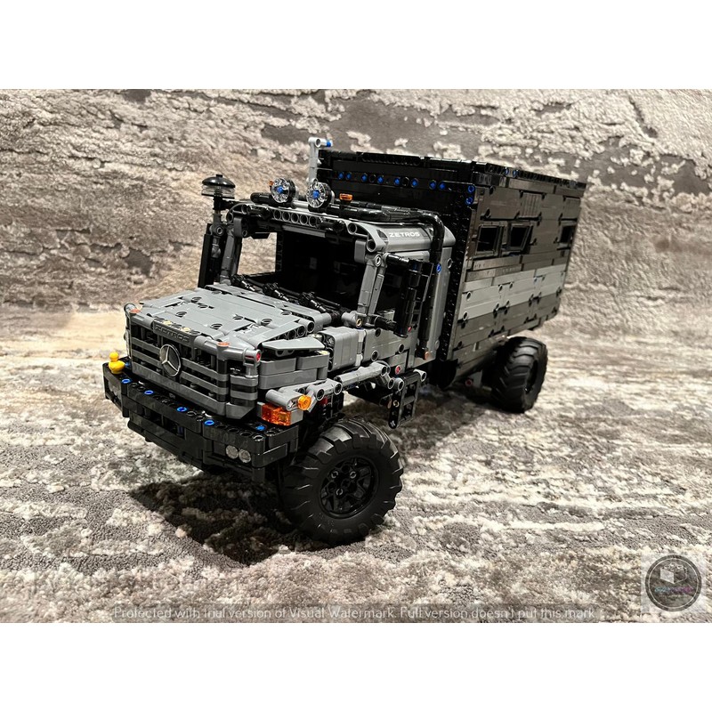 LEGO MOC Technic Mercedes Zetros "Expedition Truck" by CrazyKreations ...
