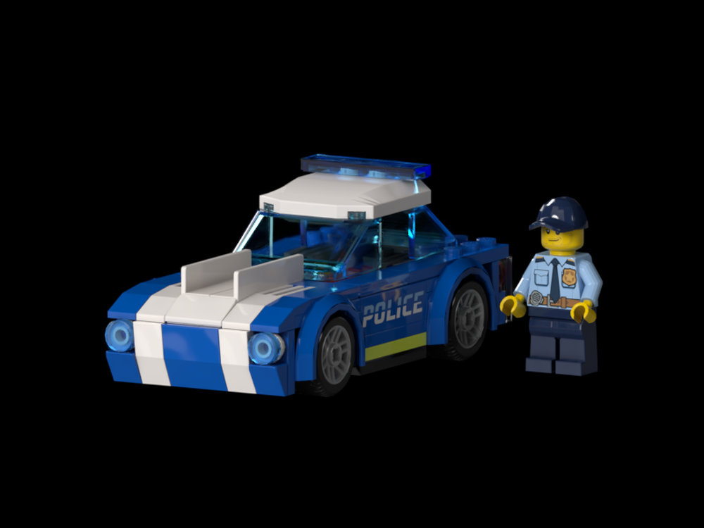 LEGO MOC 60312 Rebuild - police car by rodde | Rebrickable - Build with ...