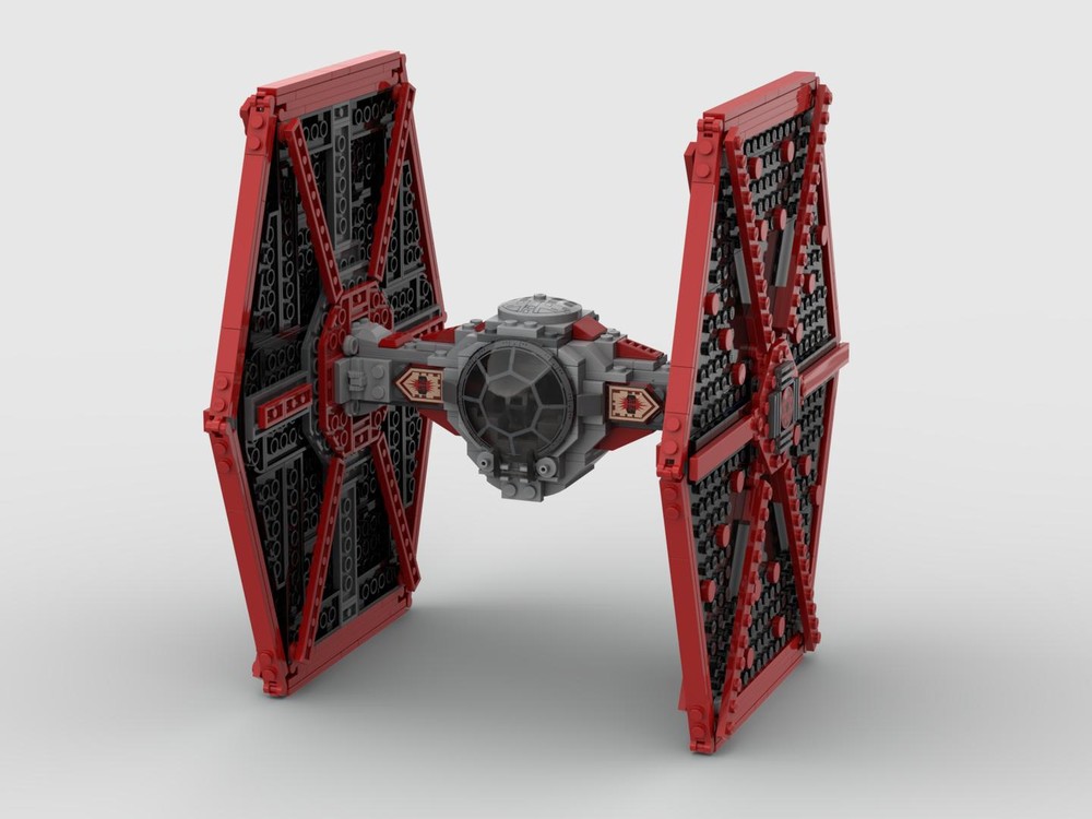 LEGO MOC Custom TIE LN by Fabian2 | Rebrickable - Build with LEGO