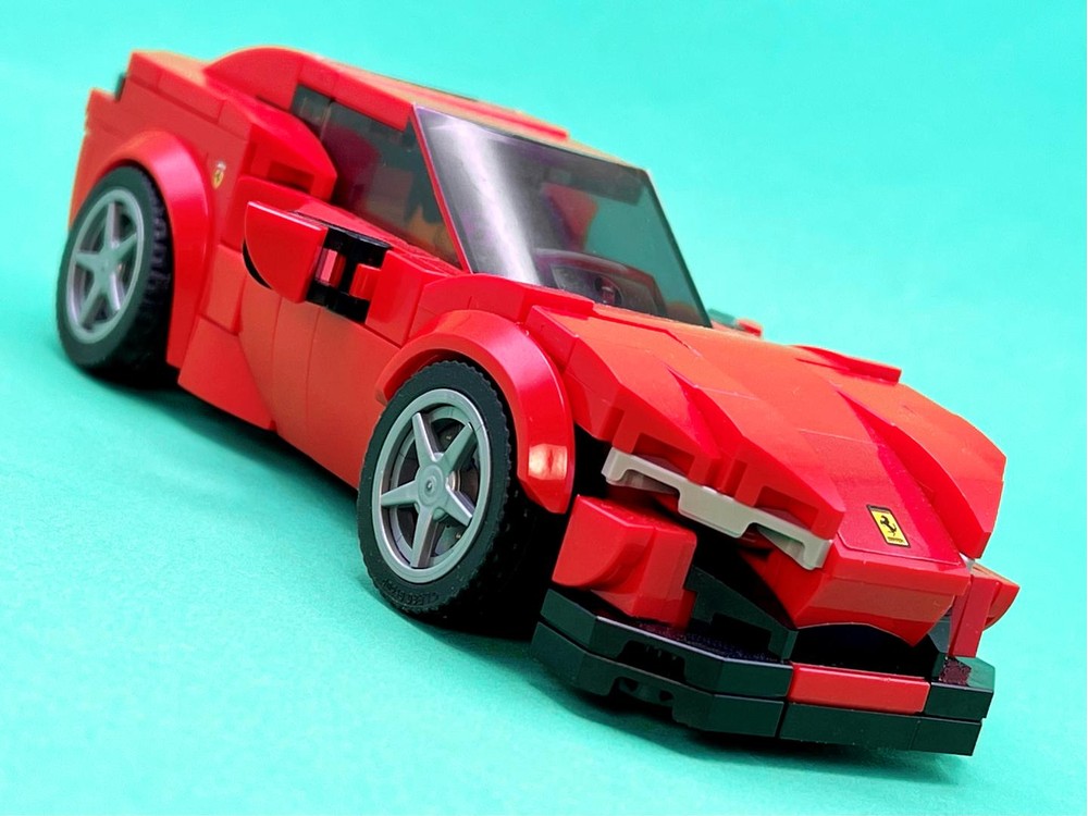 Lego Moc Ferrari Roma By Ibrickeditup Rebrickable Build With Lego