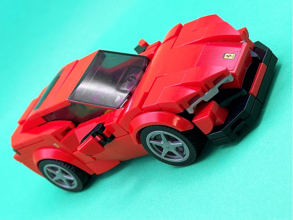 Lego Moc Ferrari Roma By Ibrickeditup Rebrickable Build With Lego