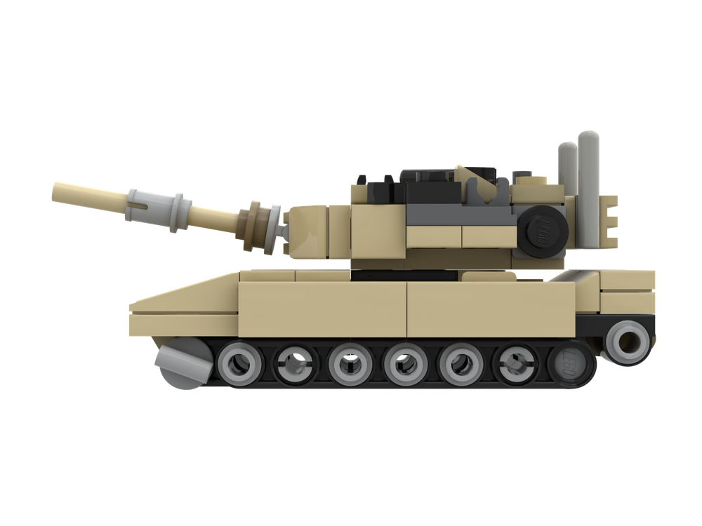 LEGO MOC M1 Abrams Main Battle Tank by The Bobby Brix Channel | Rebrickable - Build with LEGO