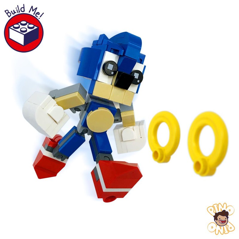 Lego Moc Sonic By Pinocreations Rebrickable Build With Lego