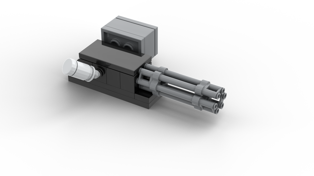 LEGO MOC Multi-barrelled Gun 2 by cmiddleton | Rebrickable - Build with ...