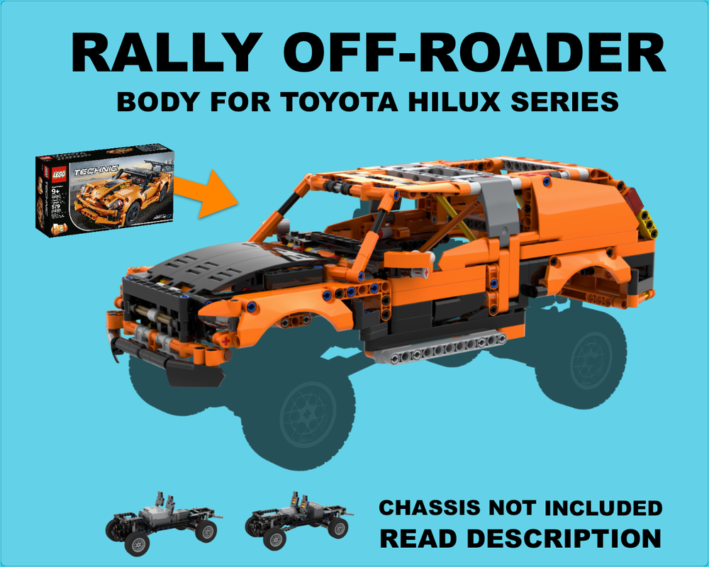 LEGO MOC-135365 Rally Off-roader Chevota 42093| Hilux chassis body ...