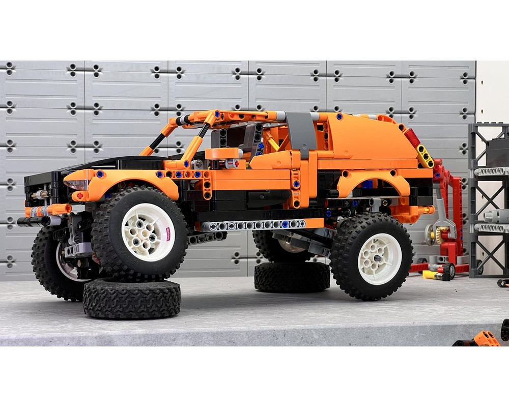 LEGO MOC Rally Off-roader Chevota 42093| Hilux chassis body alternate ...