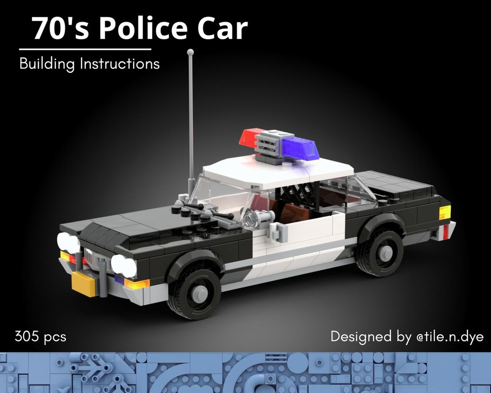 LEGO MOC 70's Police Car - LEGO CITY POLICE MOC by marinbrickdesign ...