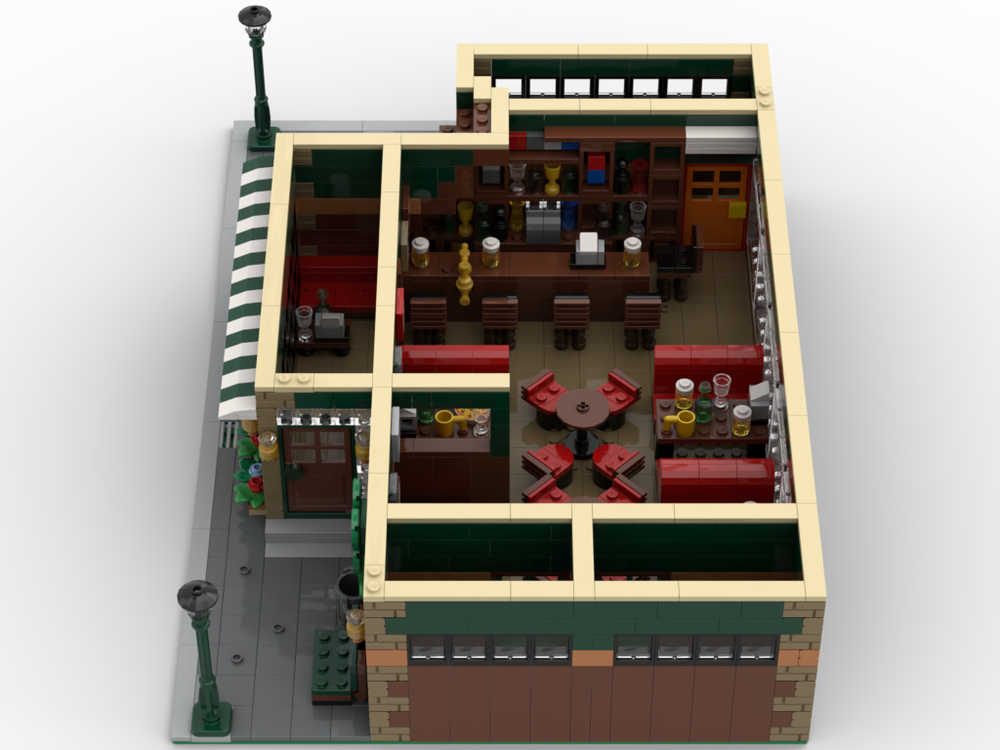 LEGO MOC Sitcom Suite - MacLaren's Pub by Brick Artisan | Rebrickable ...