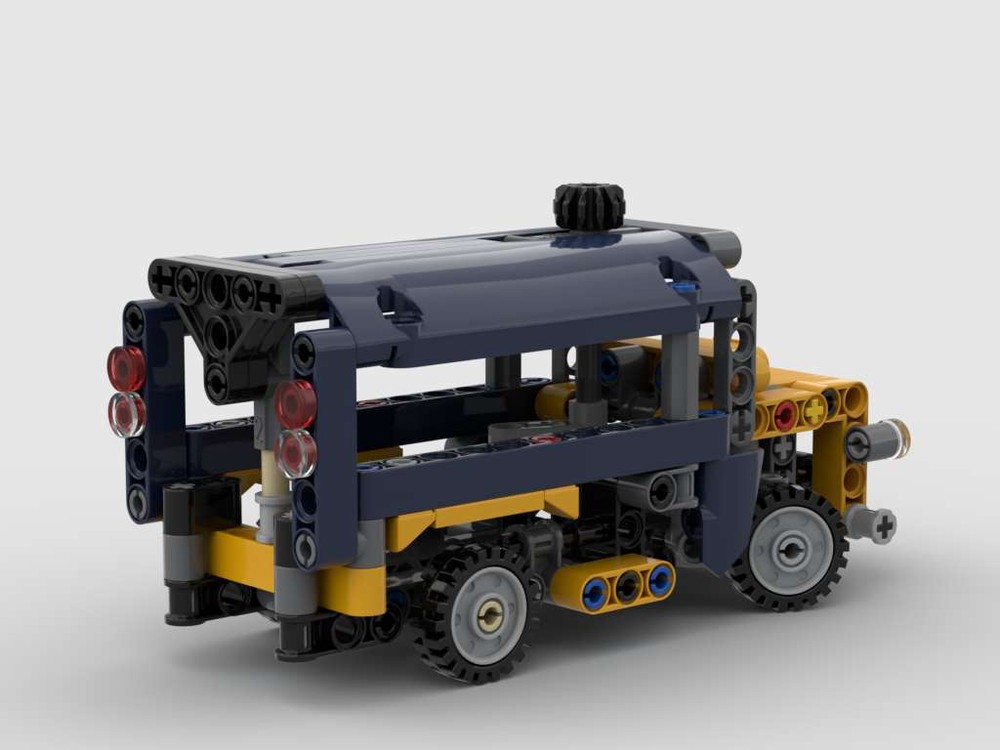 LEGO MOC 42147 Vintage Bus by Little_Thomas | Rebrickable - Build with LEGO