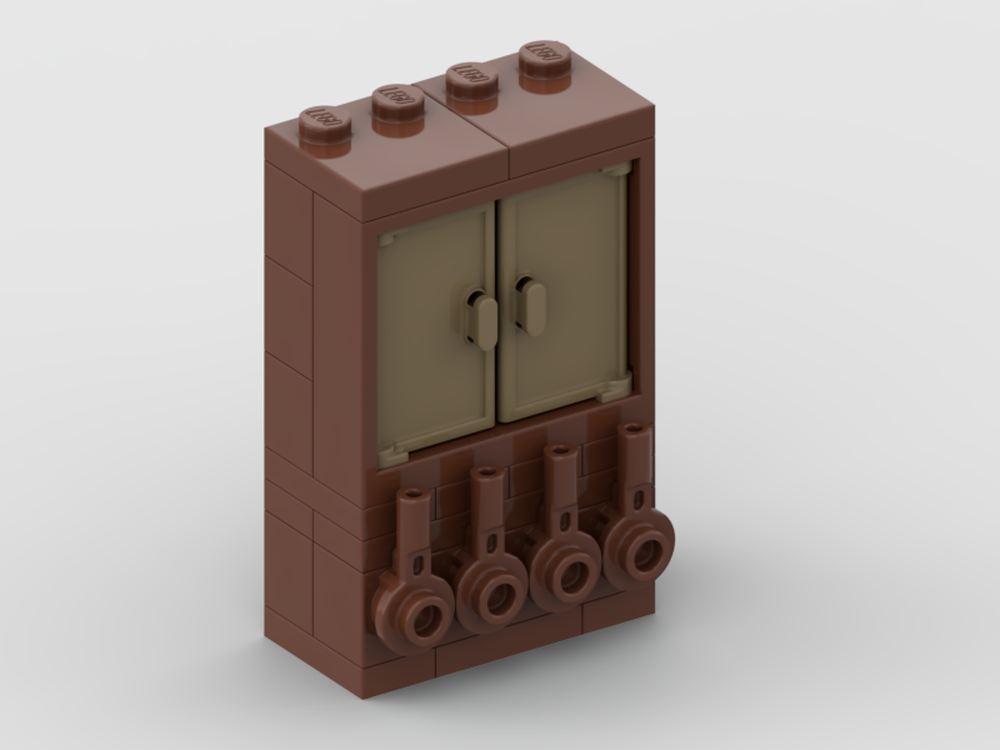 LEGO MOC cabinet by EBbuilds | Rebrickable - Build with LEGO