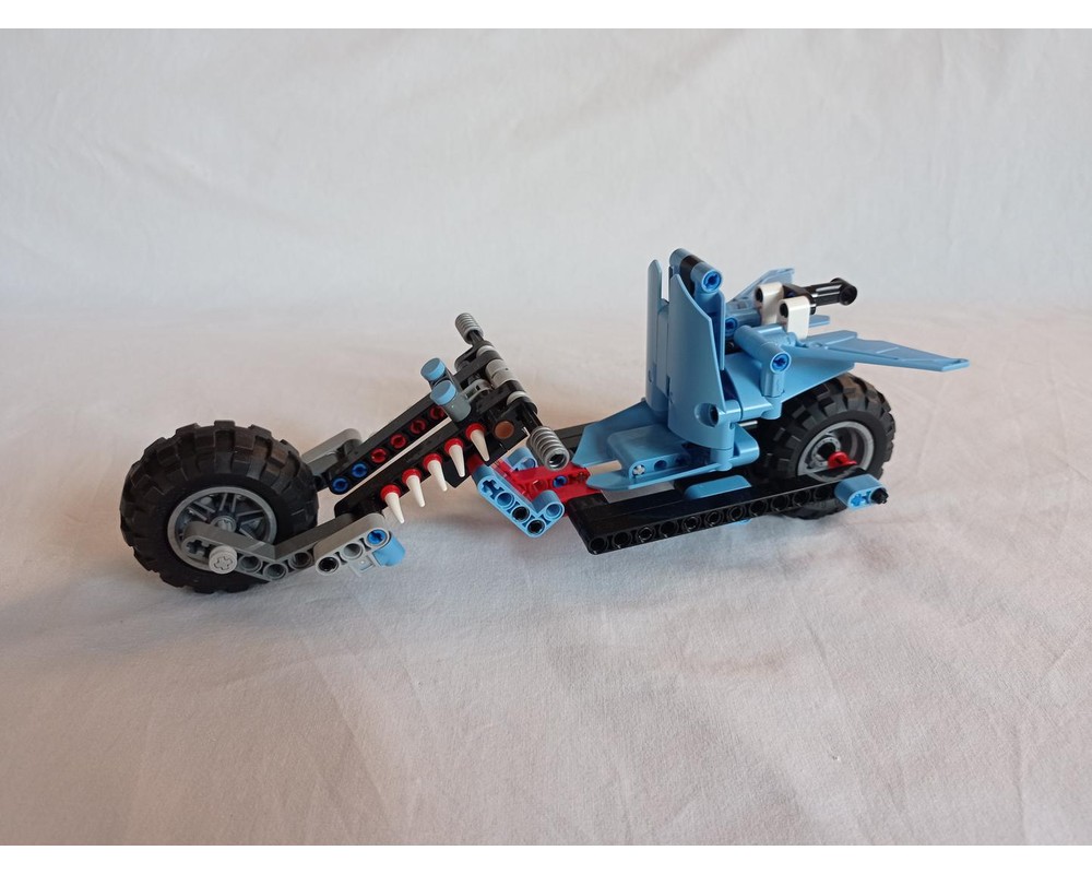 Lego Moc Blue Chopper 42134 Alternative By Erikgs Rebrickable Build