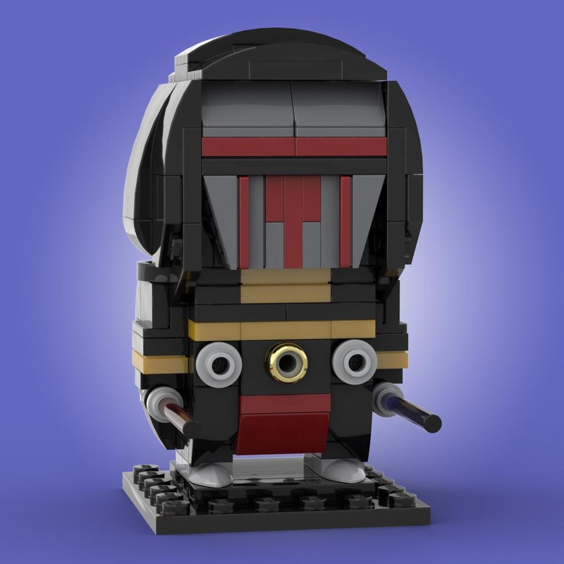 LEGO MOC Darth Revan Brickheadz by custominstructions | Rebrickable ...