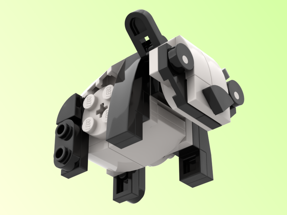 LEGO MOC 30641 Giant Panda (Standing / Baby) by PocMoc | Rebrickable ...