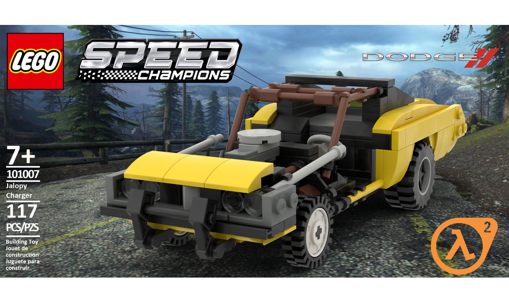 LEGO MOC-135477 Half-life 2 Episode 2 Jalopy muscle car by JTrace ...
