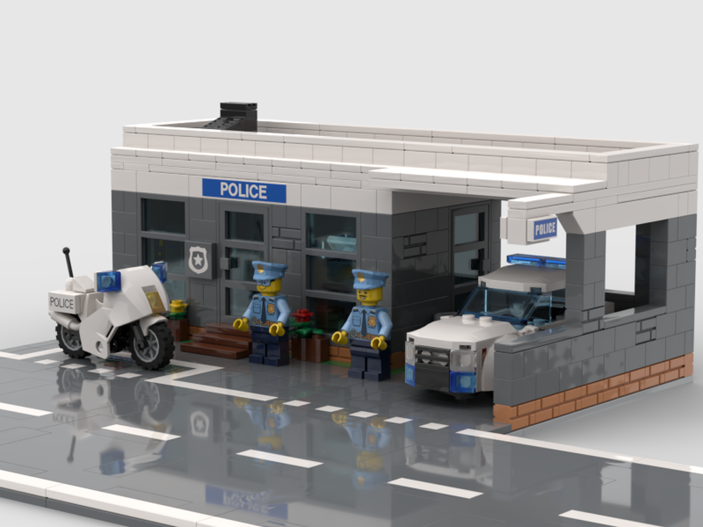 LEGO MOC Small Local police Office by Rasmusmøller | Rebrickable ...