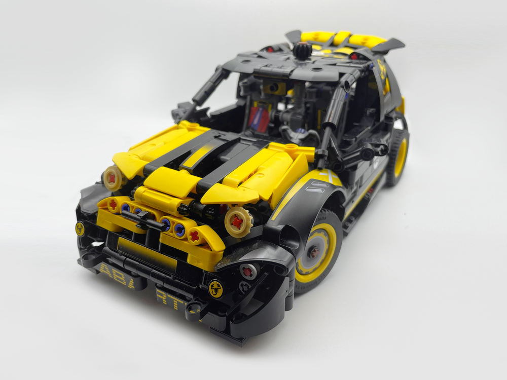 Lego Moc 42151 Abarth By Mirrorbricks Rebrickable Build With Lego